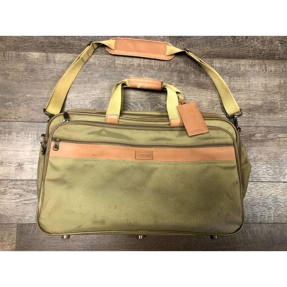 Hartmann | Bags | Hartmann Ballistic Nylon Leather Trim 2 Expandable ...
